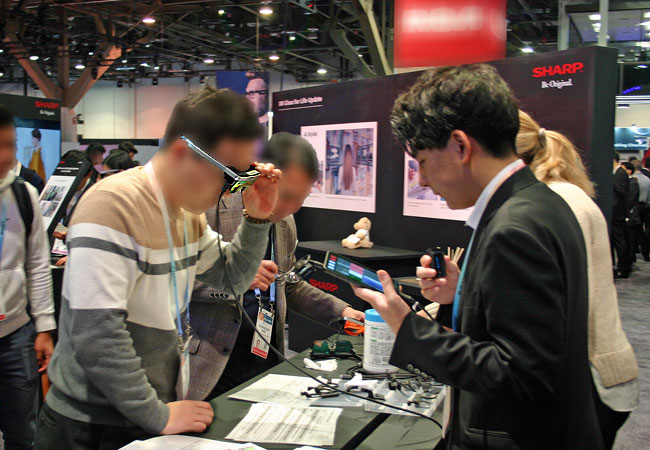 Sharp exhibits at CES 2024, one of the world’s largest technology trade ...